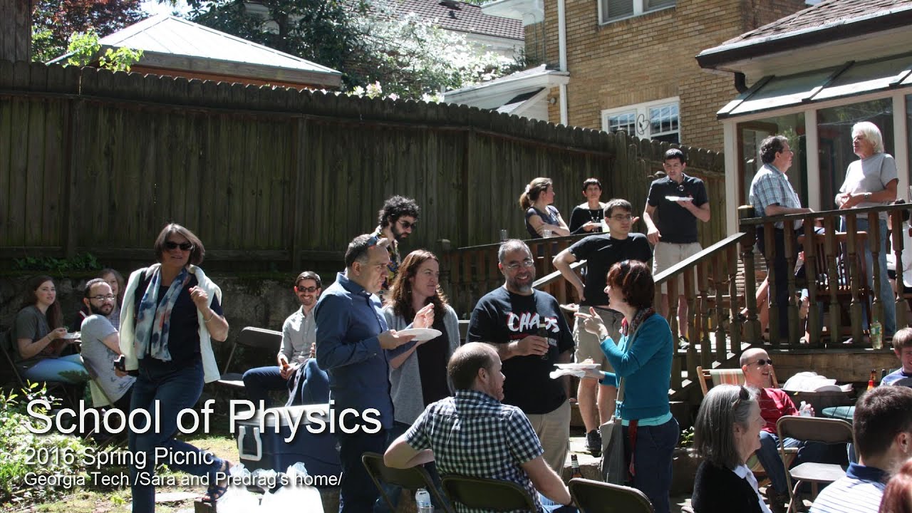 Georgia Tech School of Physics 2016 Spring Picnic - YouTube