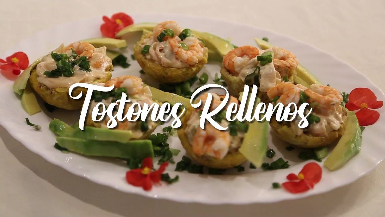 Receta Tostones Rellenos Cubanos 😋 * ¿Me Darás Un Like? * - LA COCINITA ...