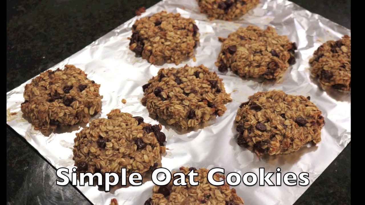 Simple Oat Cookies - YouTube