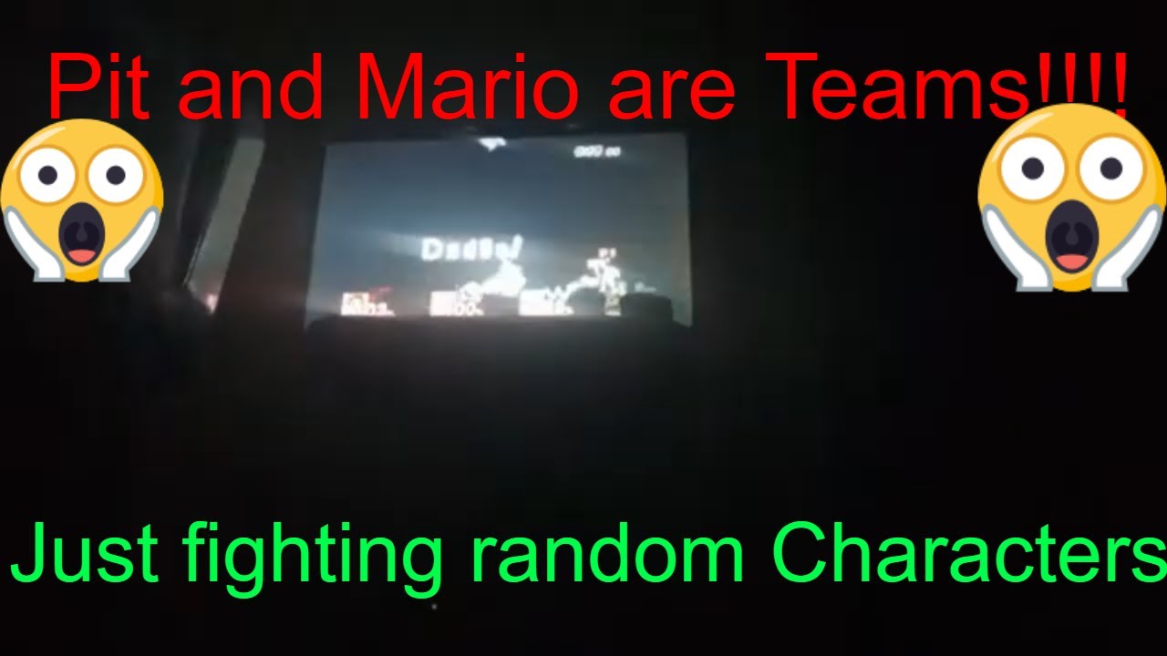 Super Smash Bros.BRAWL Live Smashing Team Battle Pit and Mario to fight ...