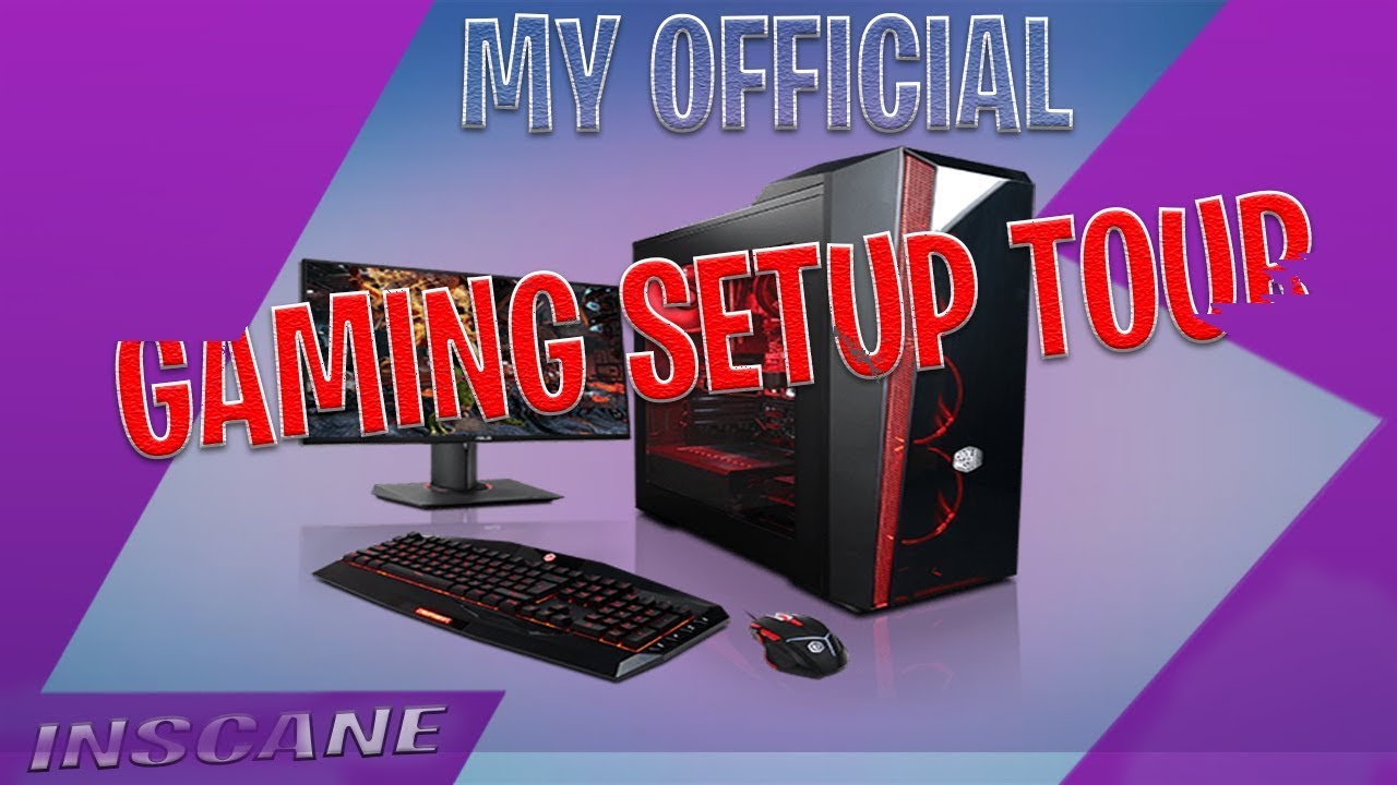 GAMING SETUP TOUR! - YouTube