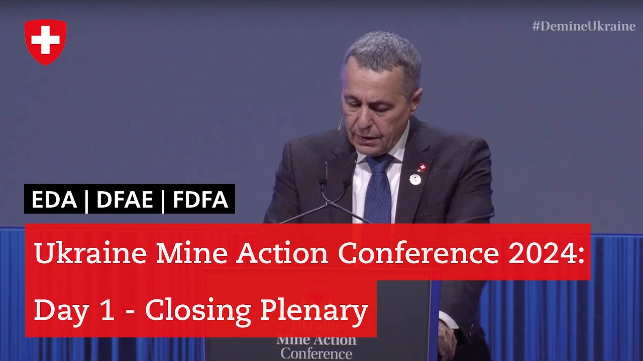 Ukraine Mine Action Conference 2024 | Day 1: Closing Plenary - YouTube