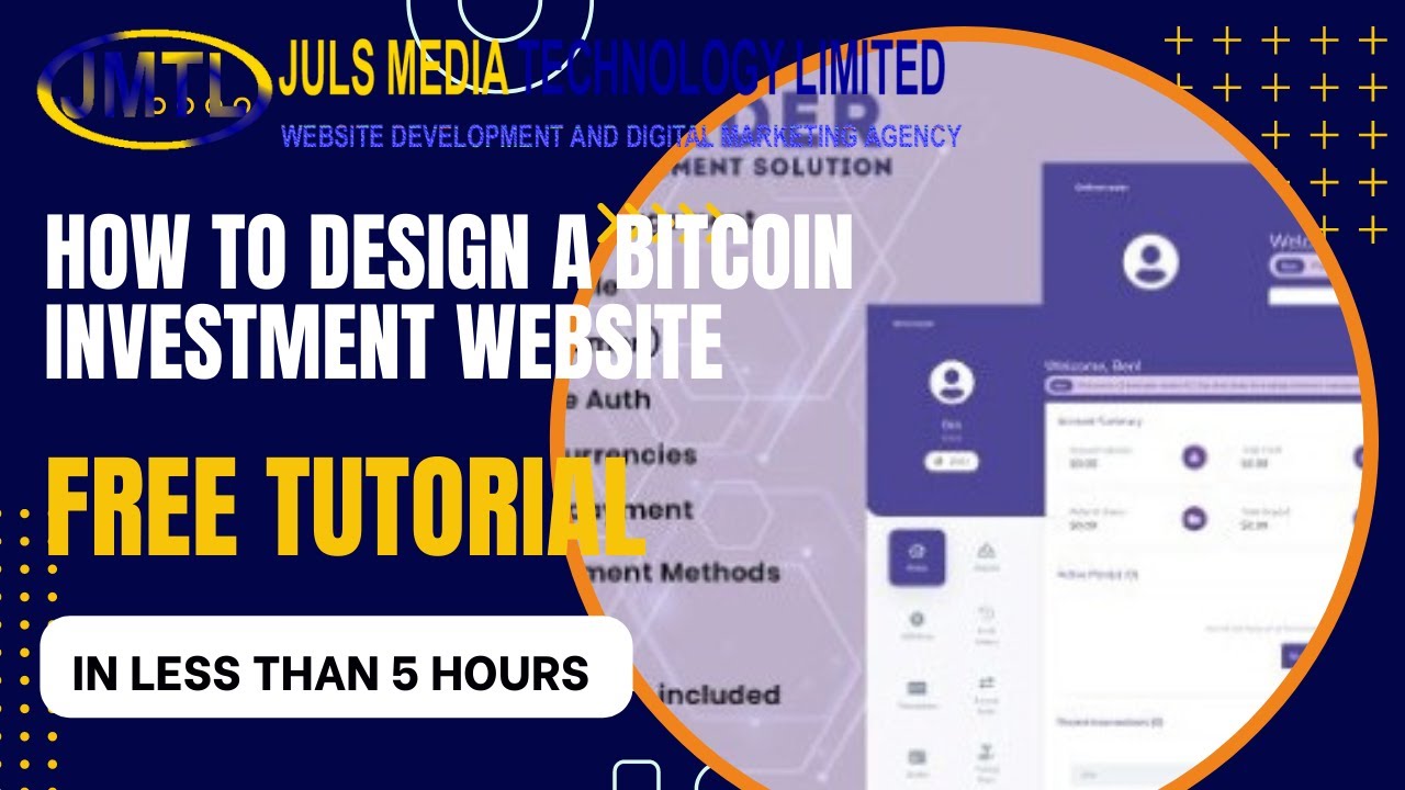 HOW TO DESIGN A BITCOIN INVESTMENT WEBSITE WITH ADMIN AND USER PANNEL ...