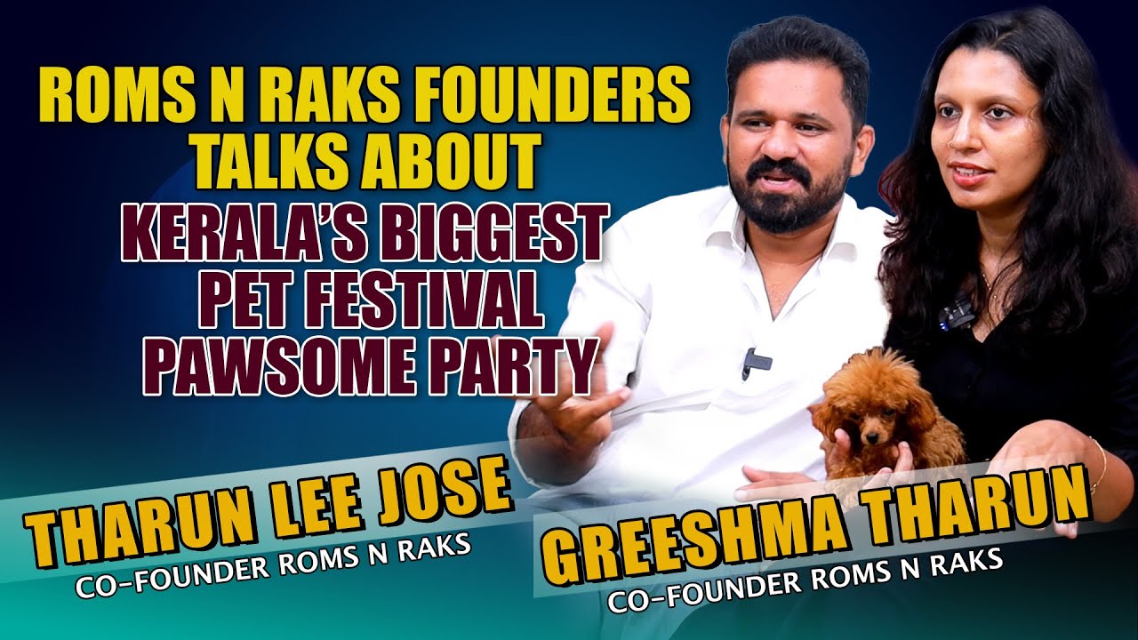 THARUN LEE JOSE & GREESHMA THARUN | ROMS N RAKS | PAWESOME PARTY ...