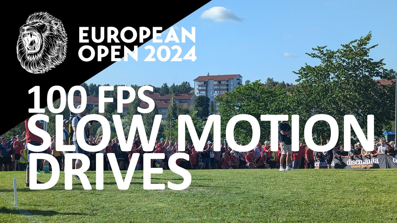 Eric Oakley - 100 FPS Slow Motion Drive - European Open 2024 - YouTube