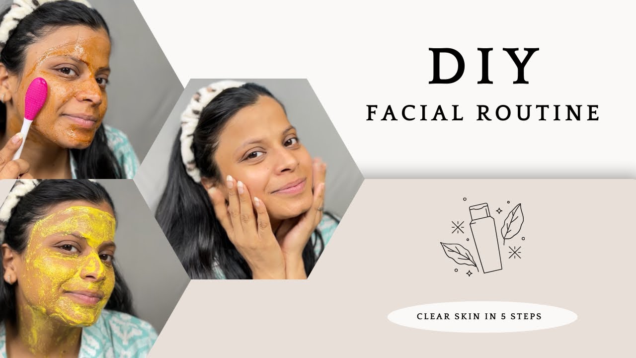 Glowing skin secrets: DIY facial routine at home | Home remedy | Summer ...