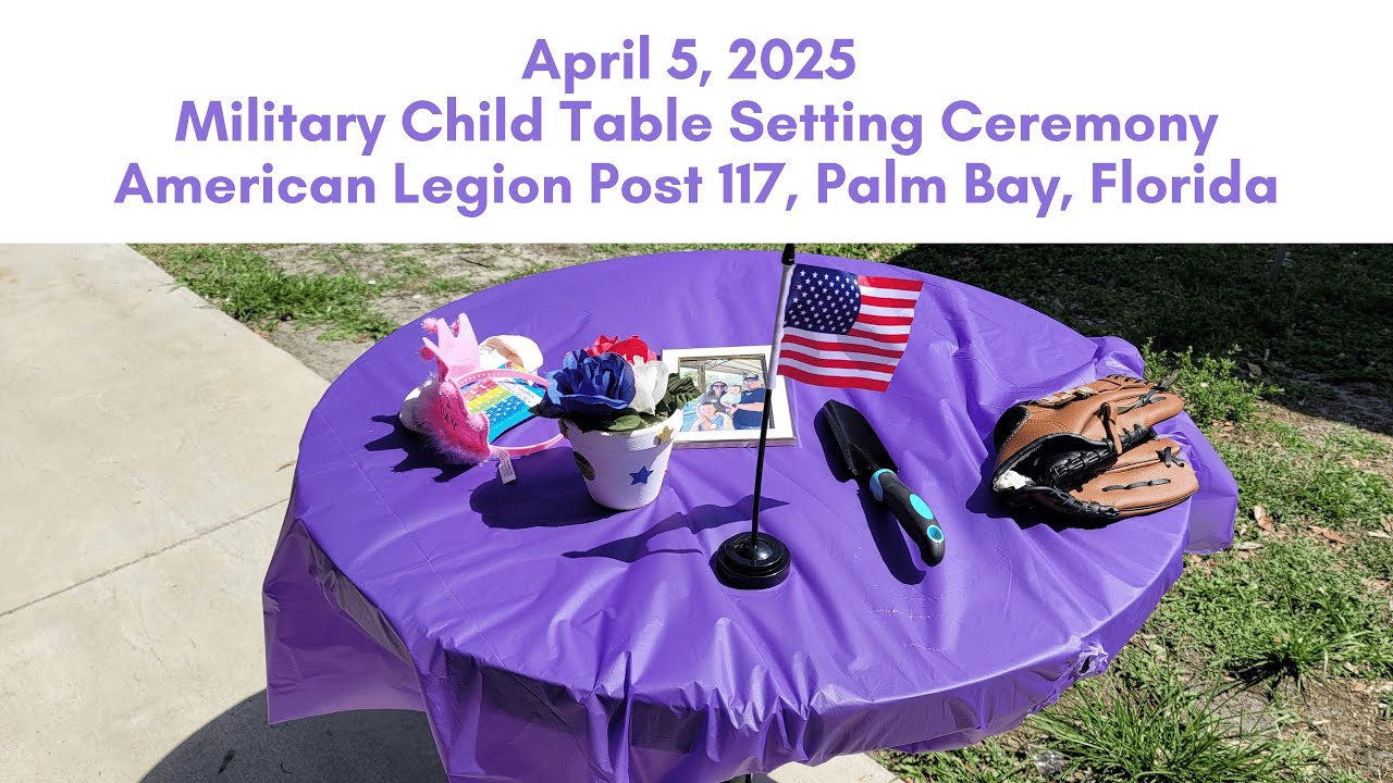 2025, April 5 - Military Child Table Setting Ceremony, American Legion ...