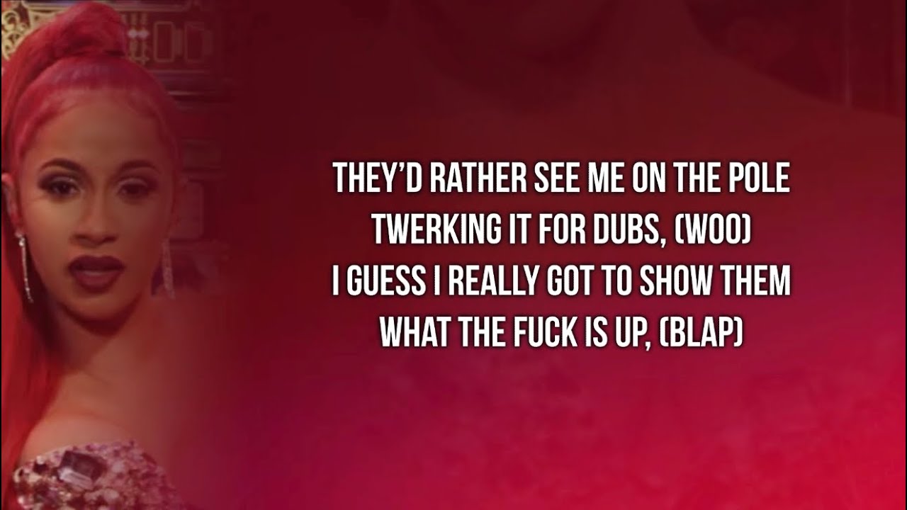 Cardi B - Red Barz (Lyrics) - YouTube