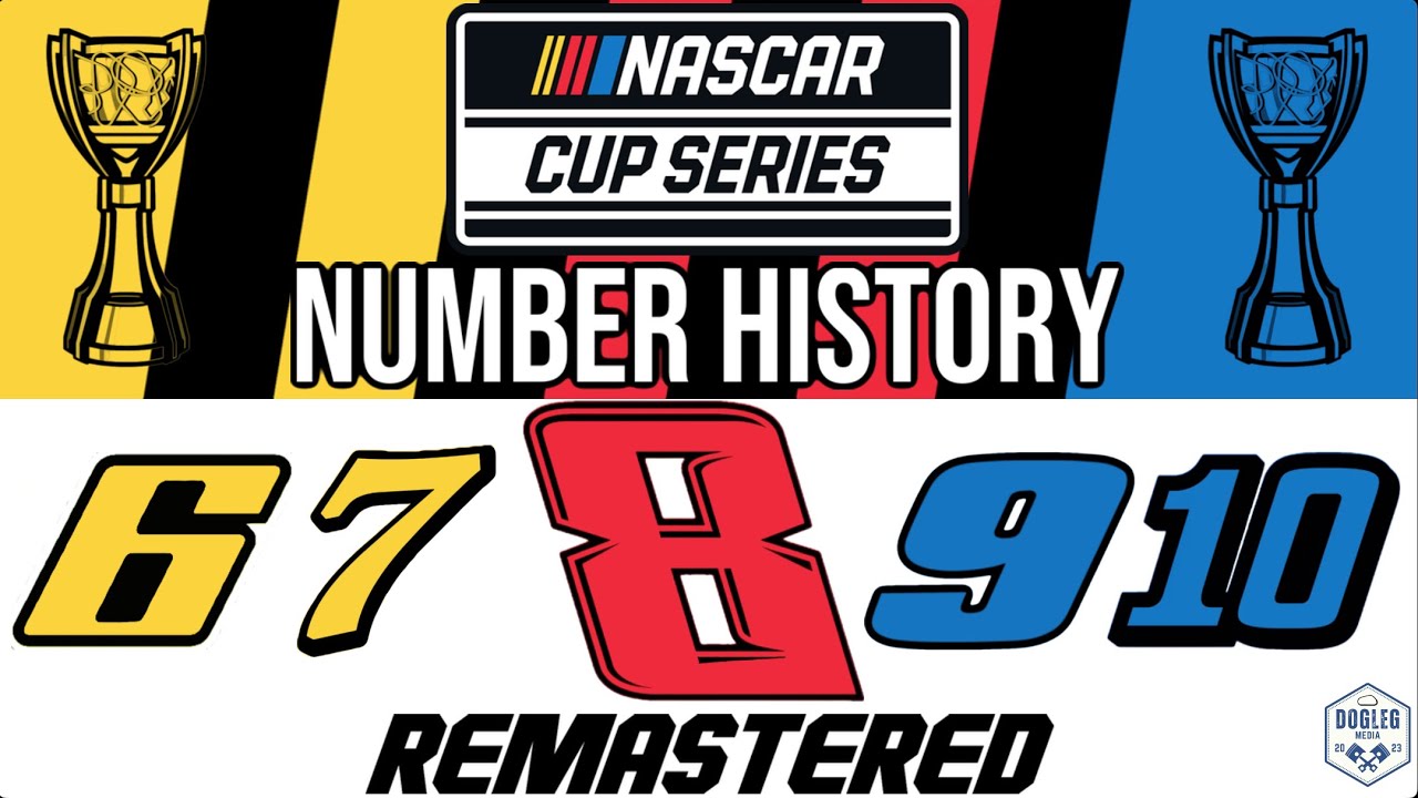 NASCAR Number History: 6-10 Remastered - YouTube