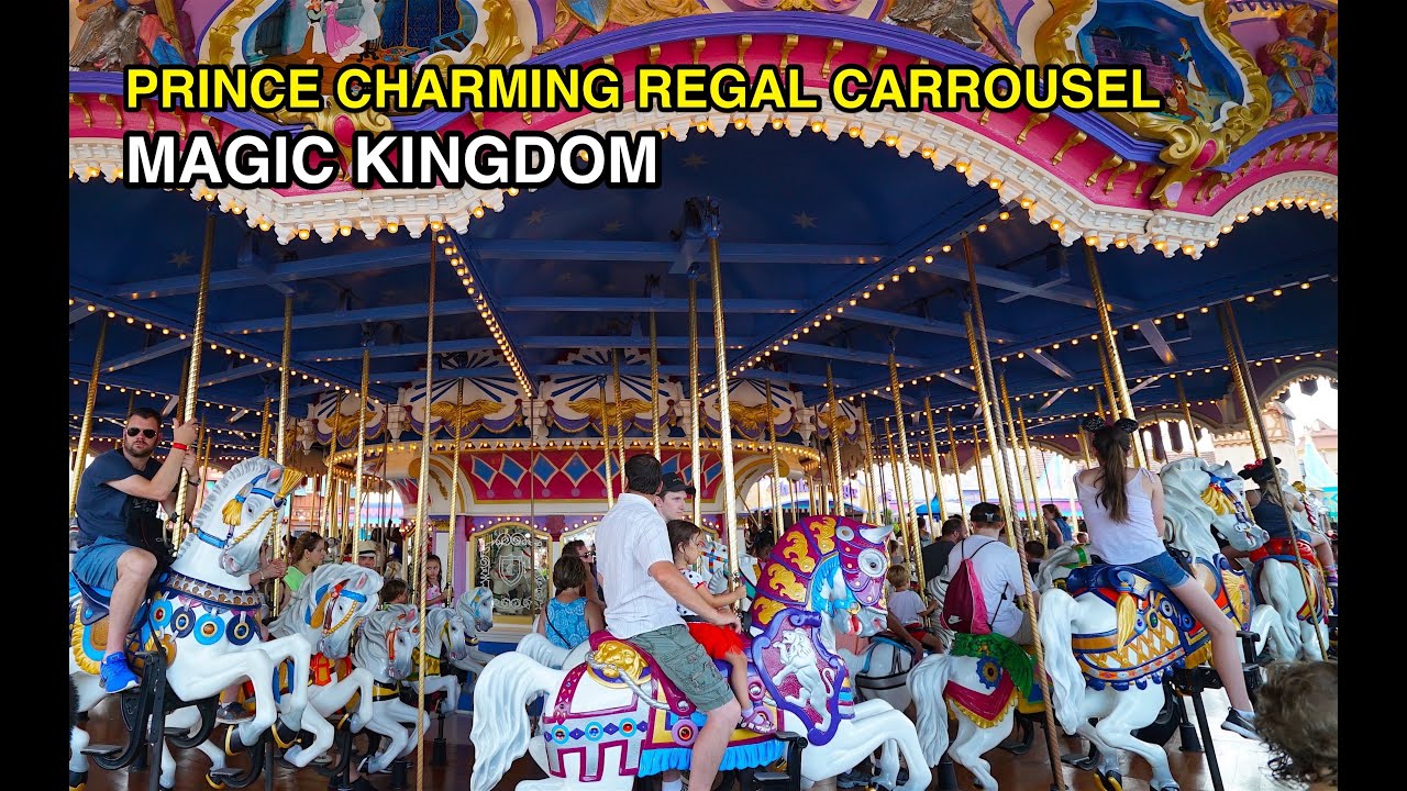 [4K] Prince Charming Regal Carrousel – Carefree Spin: Magic Kingdom ...