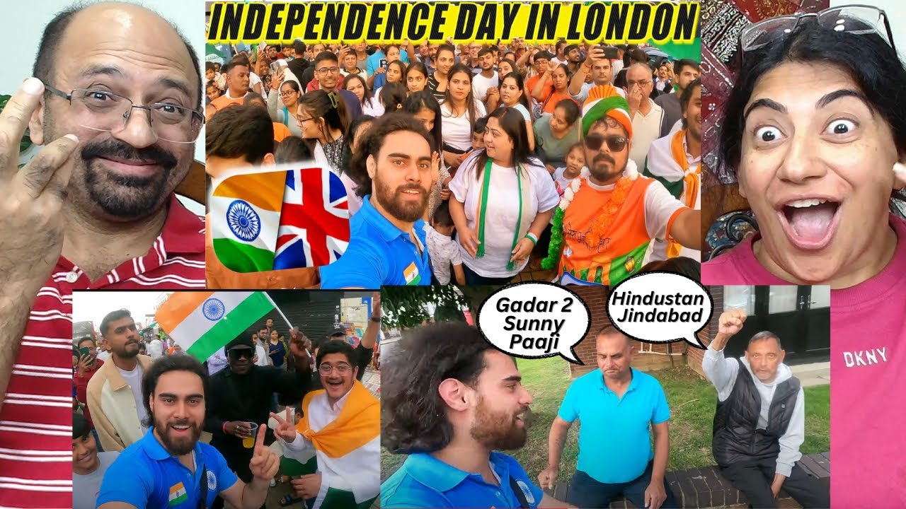 THIS IS HOW INDIANS CELEBRATE INDEPENDENCE DAY IN LONDON 🇮🇳 😱🔥 ! - YouTube