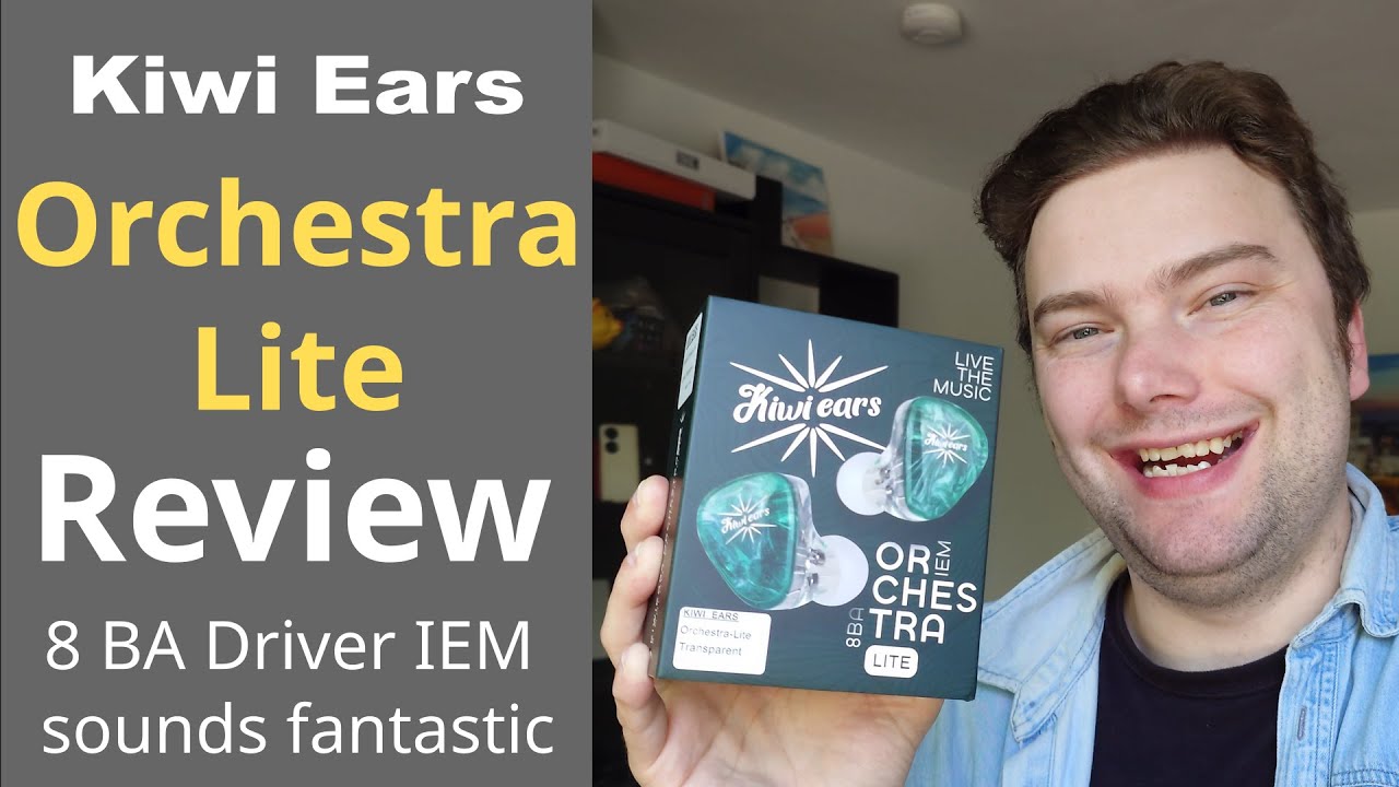 Kiwi Ears Orchestra Lite - Beautiful relaxed sounding IEM - YouTube