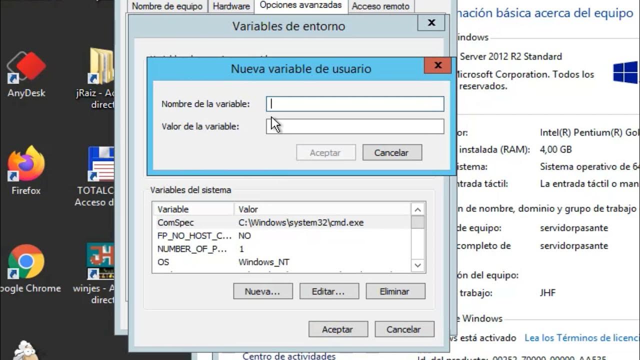 Agregar Variables de Entorno - YouTube