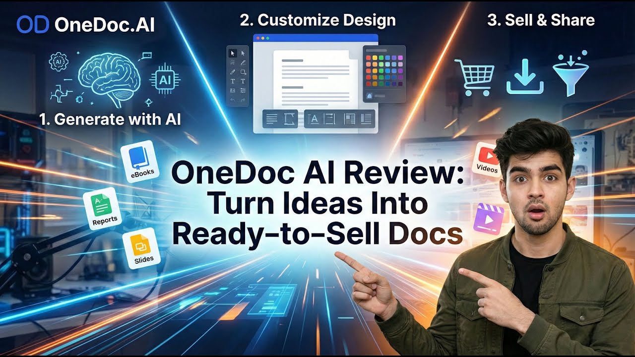 OneDoc AI Review: Turn Ideas Into Ready‑to‑Sell Docs - YouTube