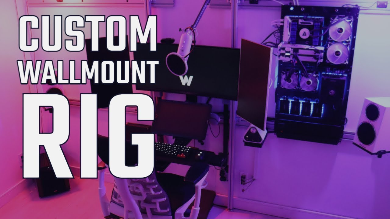 A Developers Dream Wall Mounted PC - YouTube