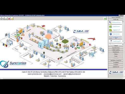 SIM ERP - DEMO ORDEN DE PRODUCCIÓN SECTOR ALIMENTOS - YouTube
