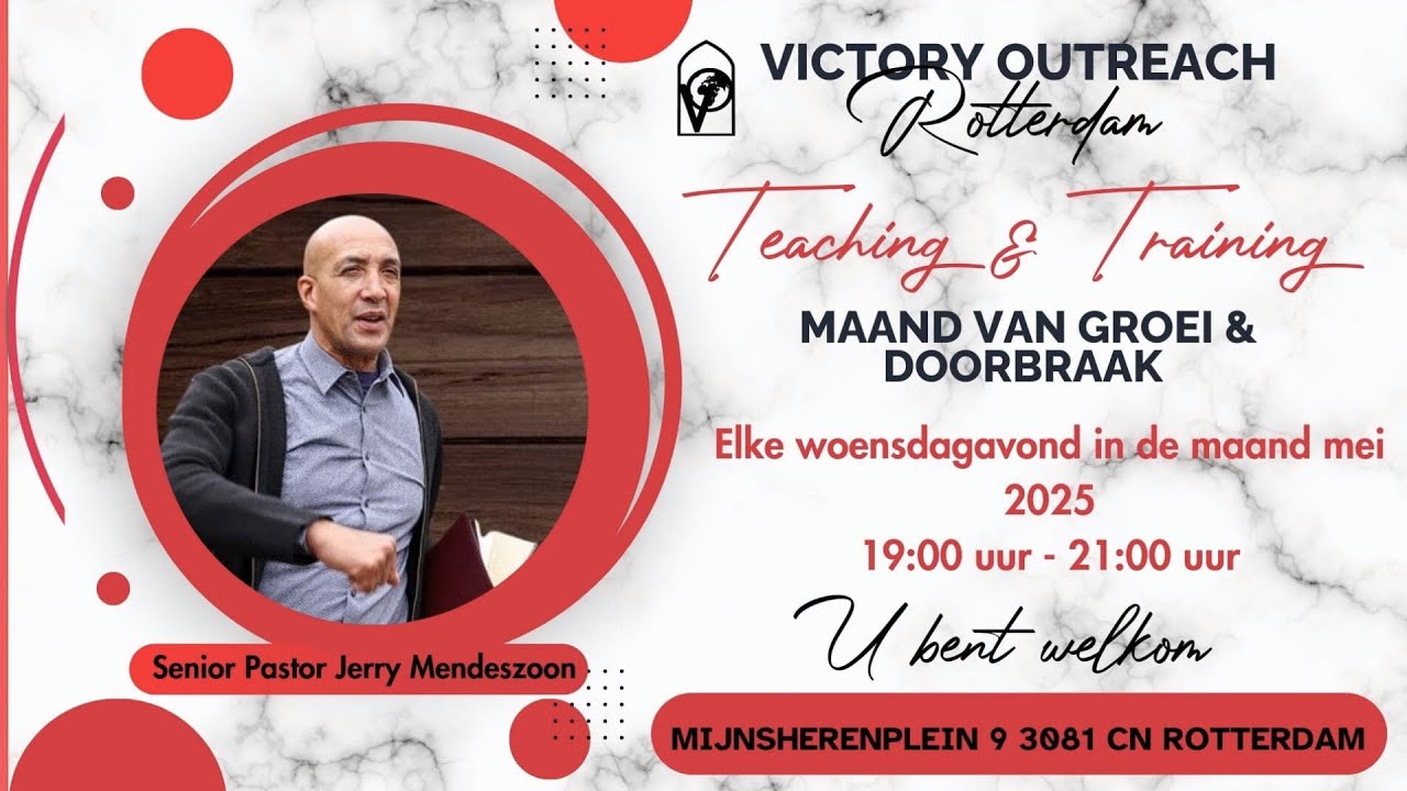 woensdagavond - Pastor Jerry Mendeszoon - Victory Outreach Rotterdam ...
