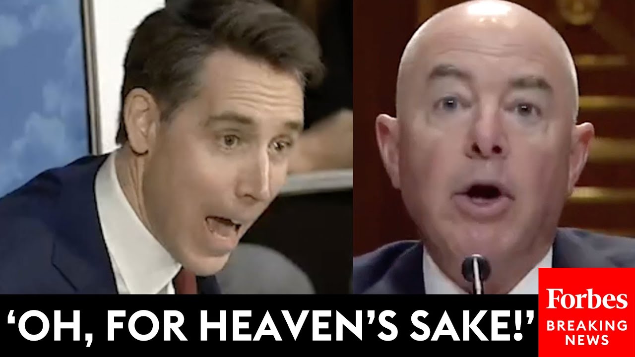 Josh Hawley Relentlessly Asks Mayorkas Who Developed App For Border ...