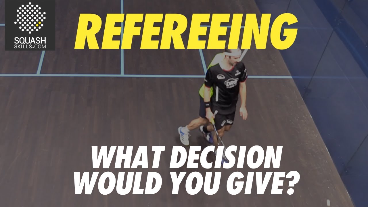Squash Refereeing: Simon Rösner v Alan Clyne - Stroke - YouTube