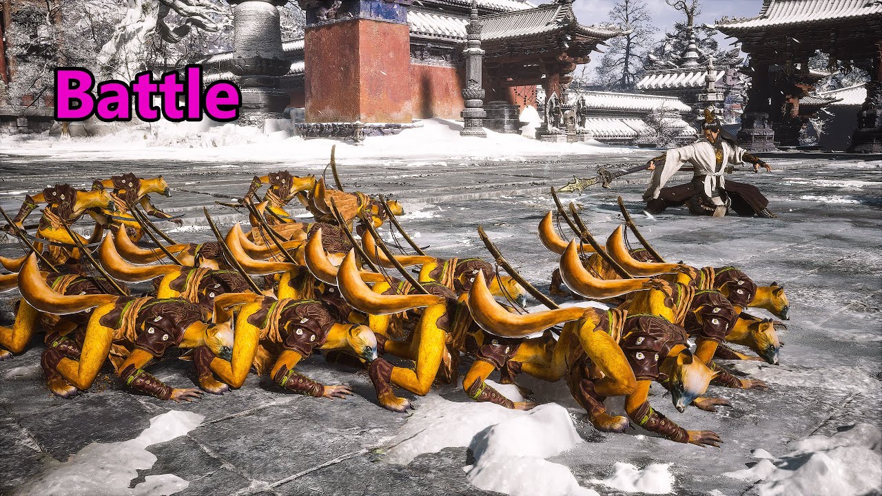 Who win? 30 Weasel Captain VS Erlang | Wukong black Myth Battle - YouTube