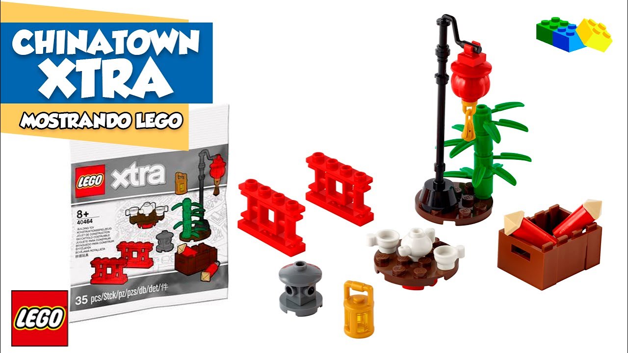 LEGO Xtra Chinatown - 40464 - Unboxing & Review BR - YouTube