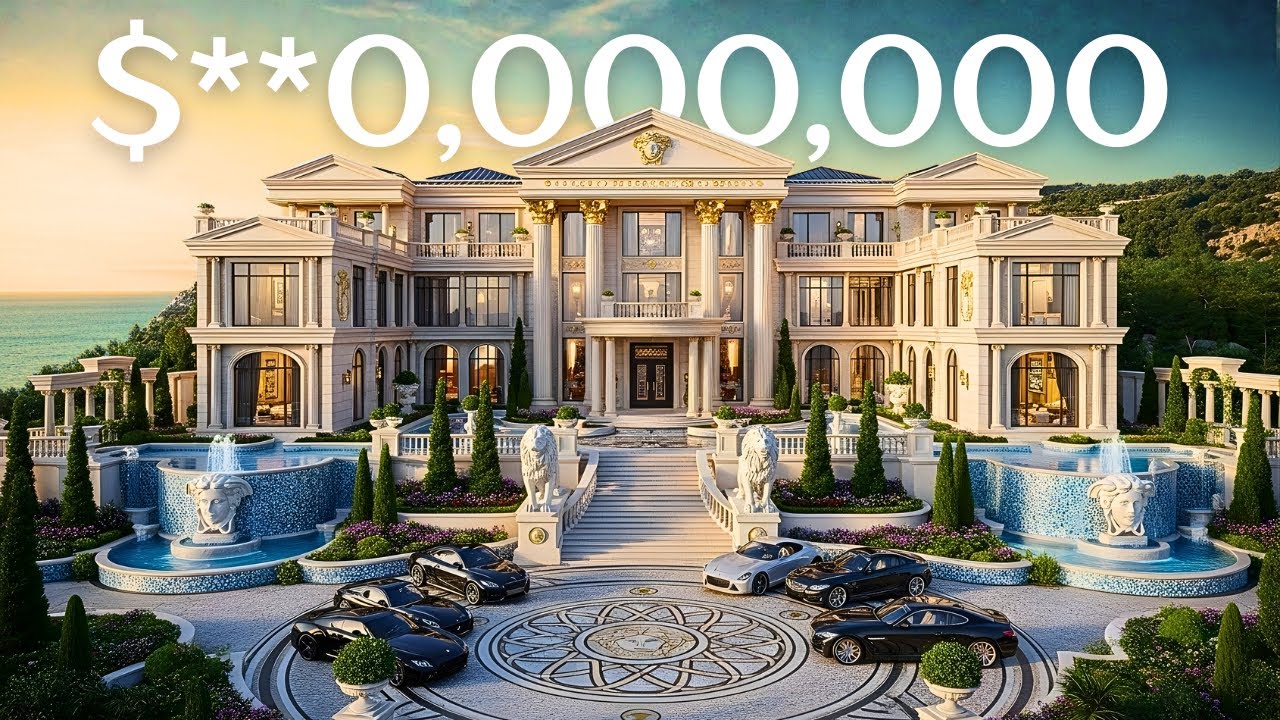 Inside the Most Luxurious Versace-Inspired Mega Mansion | Iconic ...