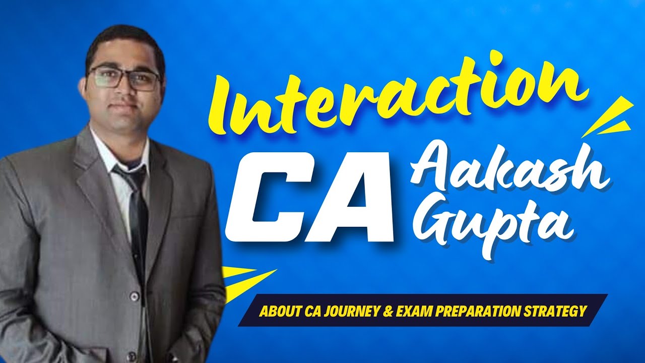 Interaction with CA Aakash Gupta | CA Aspirants - Nepal - YouTube