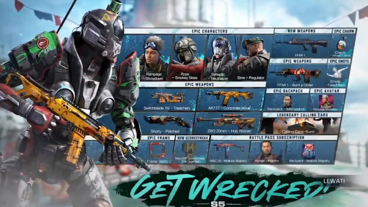 BP CODM SEASON 5 2023 : GET WRECKED !! | GARENA CODM INDONESIA - YouTube