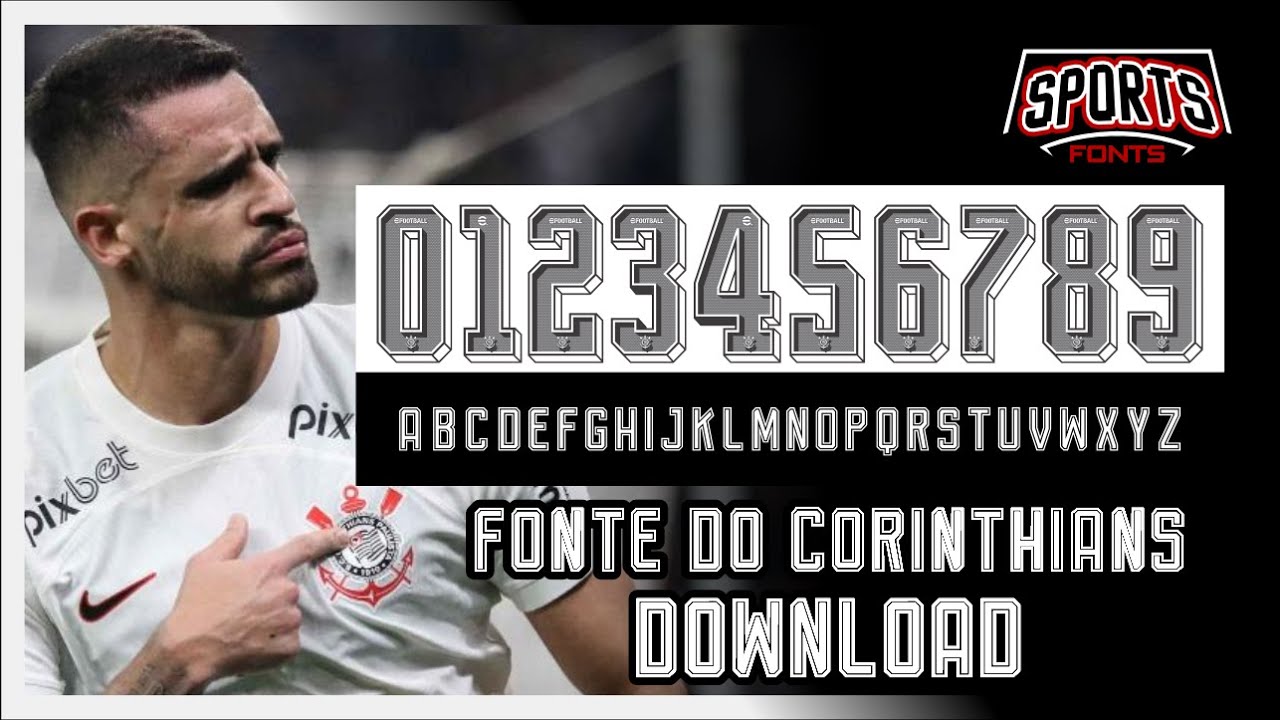 Fonte da camiseta do Corinthians | download Grátis - YouTube