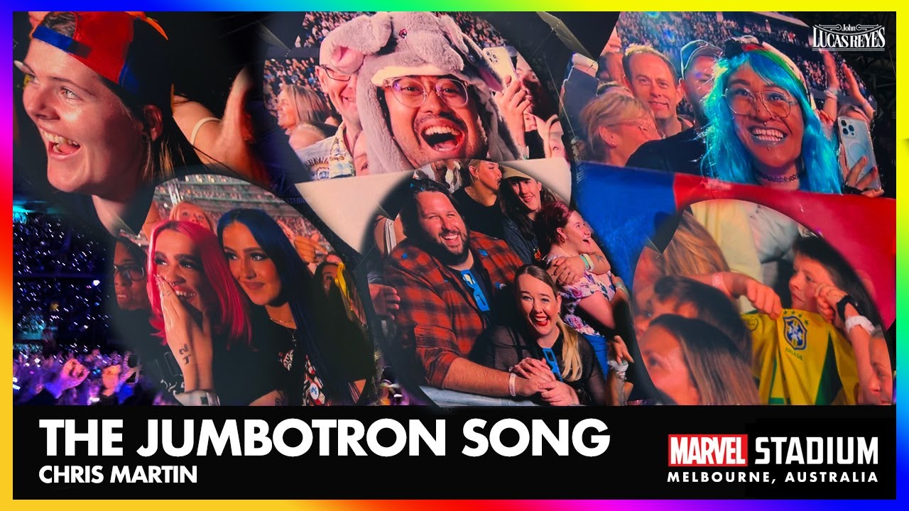 Coldplay - The Jumbotron Song - Oct 30, 2024 - Marvel Stadium ...