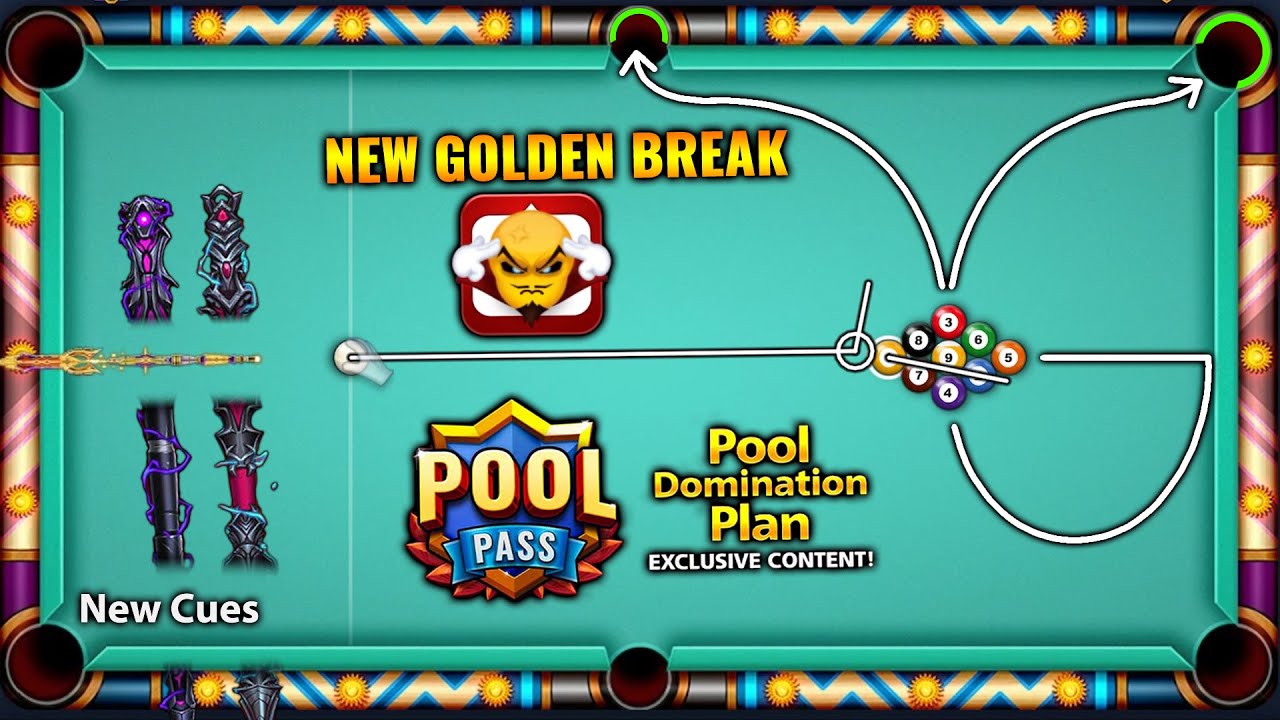 8 Ball Pool - New Golden Break - POOL DOMINATION Season (Part 1) New ...