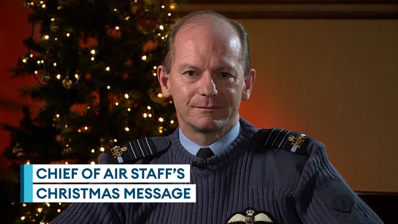RAF chief's Christmas message for serving personnel - YouTube