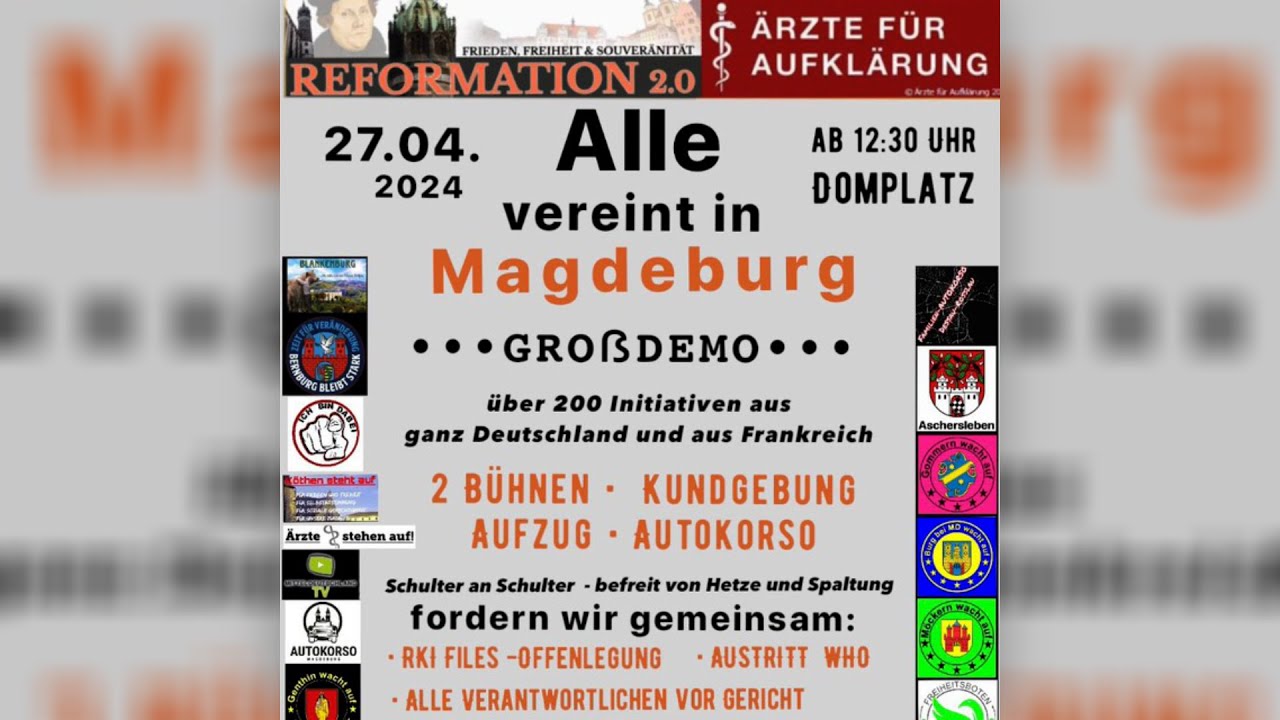 Reformation 2.0 - Alle Vereint in Magdeburg - YouTube