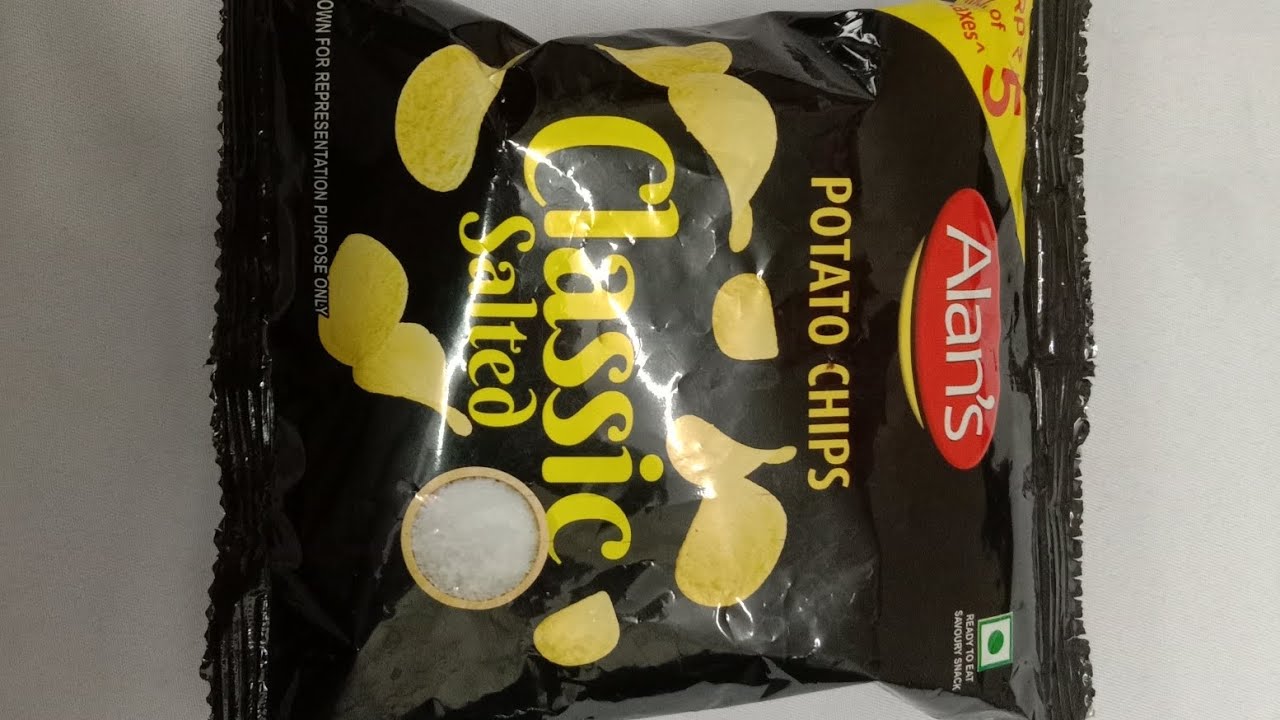 Potato Chips Classic salted l aloo chips l uncle chips l potato Chips ...