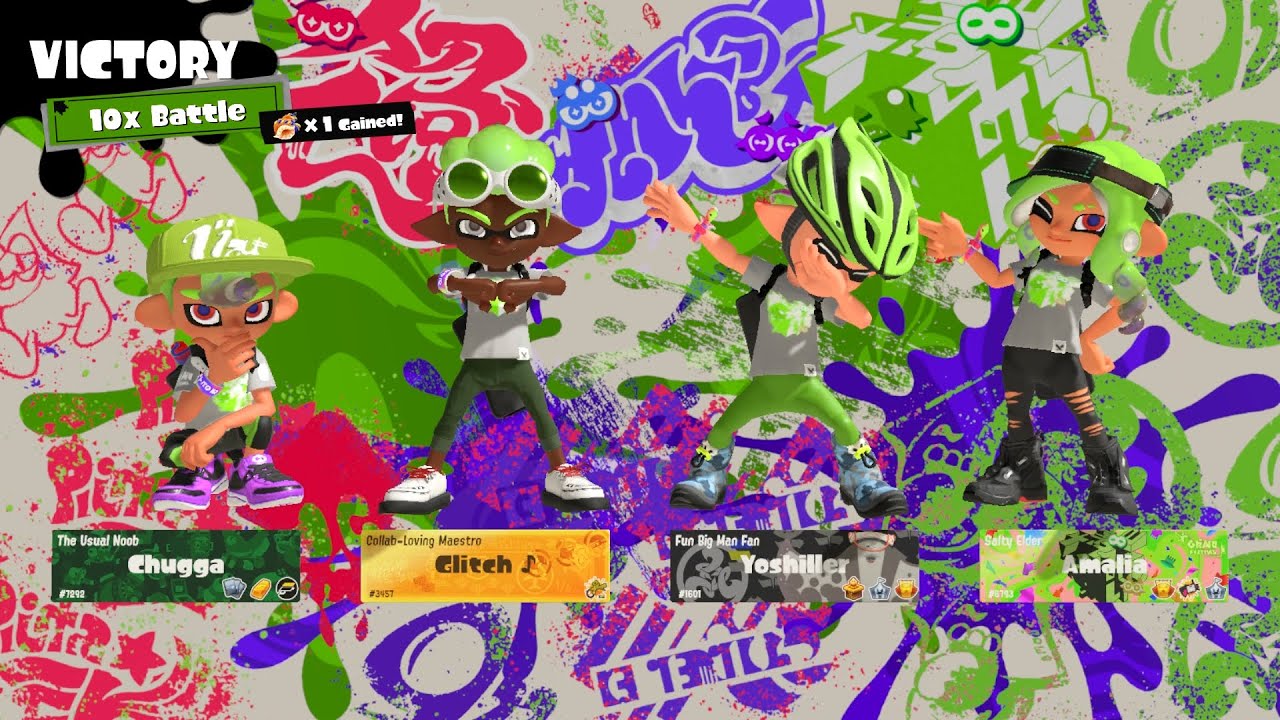 Splatoon 3 Grand Fest (Team Future) - 10x Battle Win! Team Future vs ...