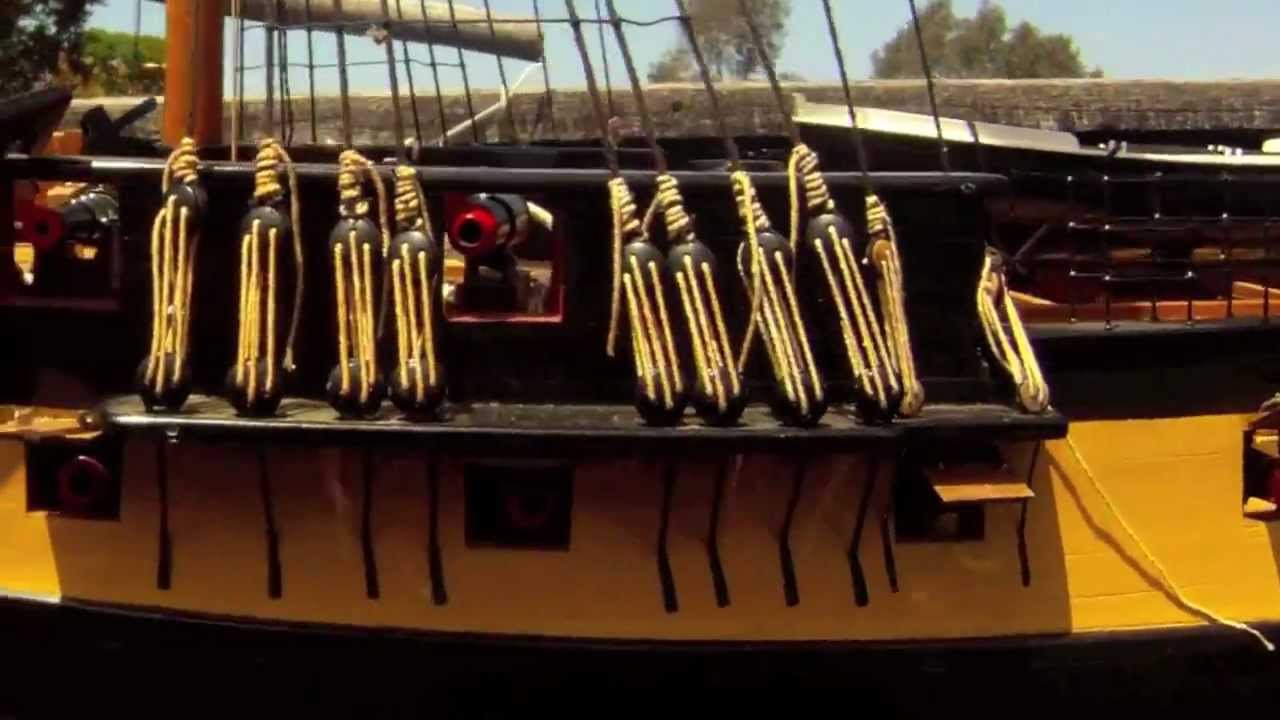 Steam Boat SS Puffin with Large scale RC model HMS Surprise - YouTube