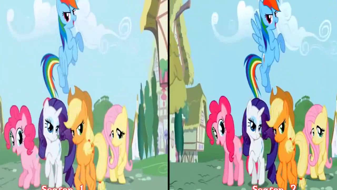 My Little Pony FiM Season 1 & 2 Openings - YouTube