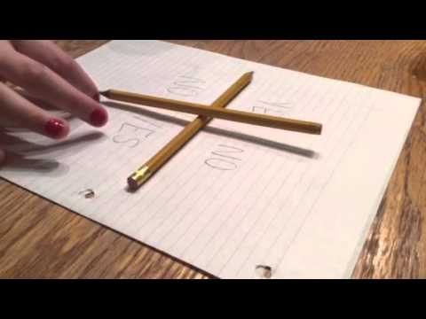 Full Charlie Charlie challenge - YouTube