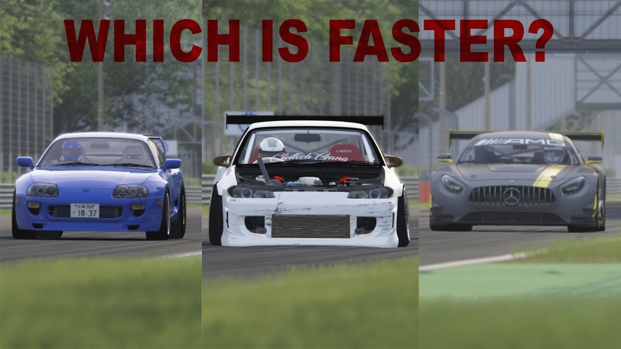Race vs Drift vs Drag cars at MONZA - YouTube