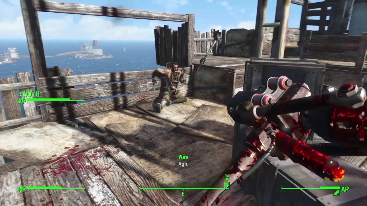 Fallout 4 slap n slide - YouTube