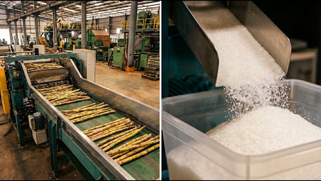 What Really Happens Inside a Sugar Factory? How Sugar Is Made Behind ...