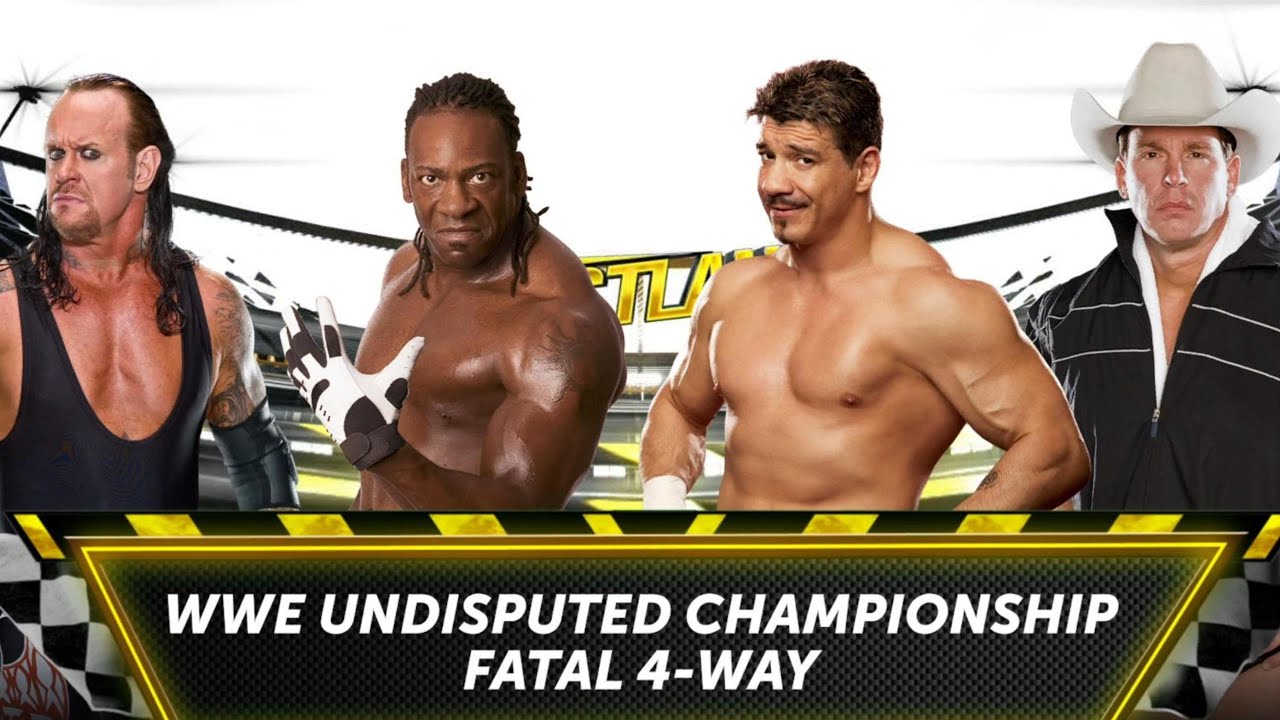 HQ Match: WWE 2K24FULL MATCH - Fatal 4-Way Match: WWE Armageddon 2004 ...