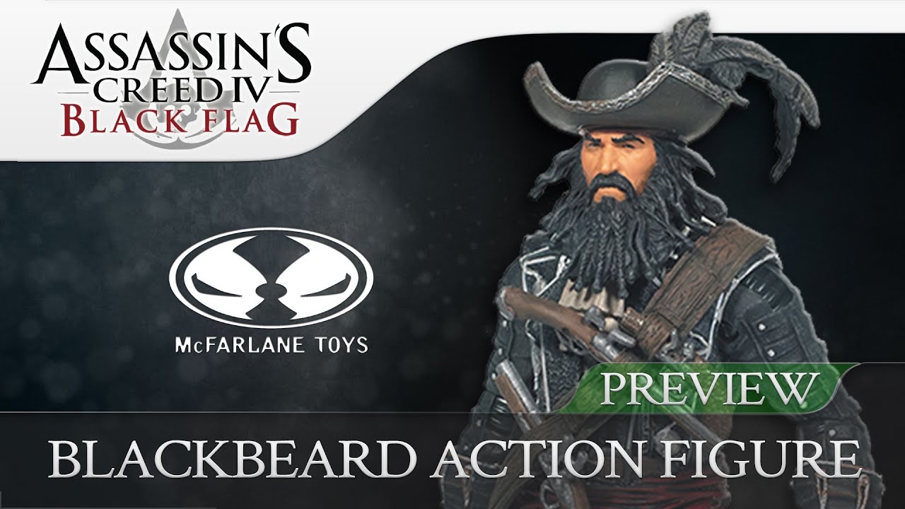 Assassins Creed 4 Black Flag | Blackbeard Action Figure (Exclusive ...