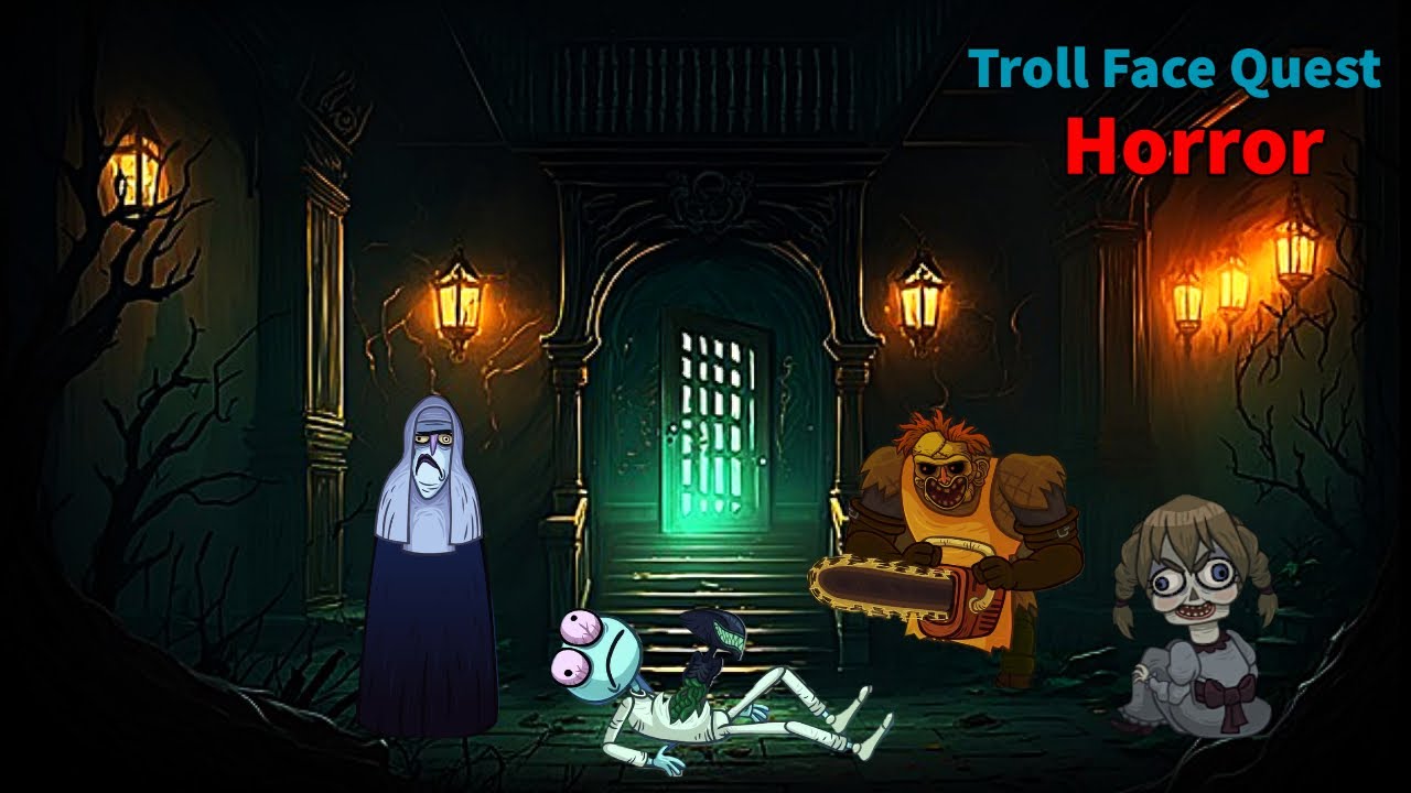 Troll Face Quest Horror Walkthrough (All Levels) - YouTube