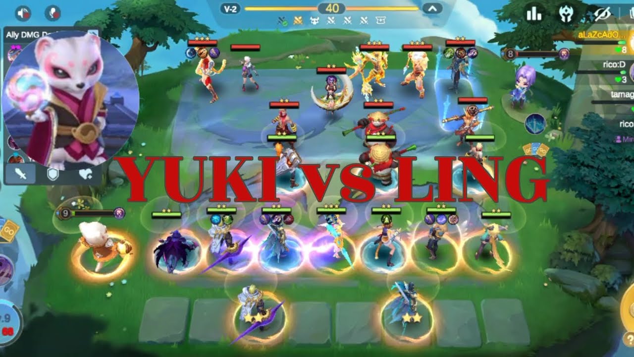 LING ADVANTAGE USING YUKI COMMANDER MAGIC CHESS GO GO #magicchessgogo # ...