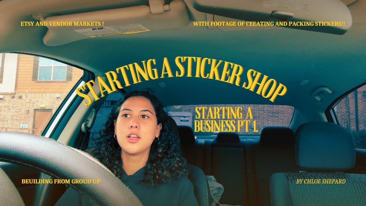 PROPERLY INTRODUCING my sticker shop! advice starting a small business ...