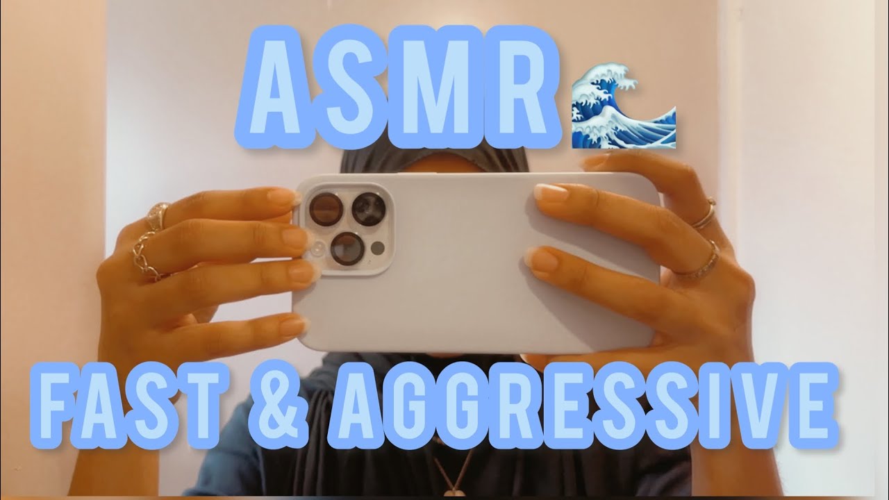 ASMR FAST + AGGRESSIVE CAMERA TAPPING 🌊 | no talking - YouTube