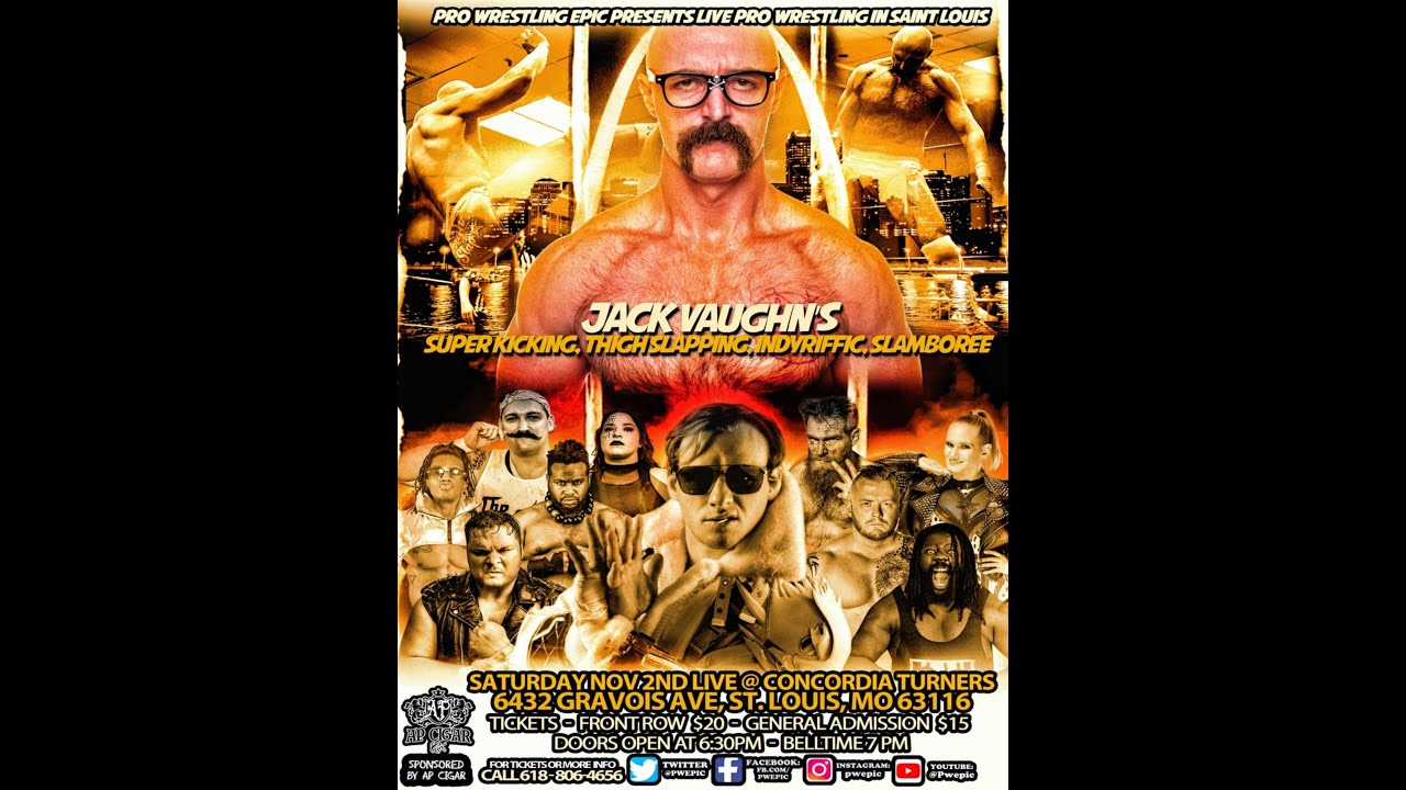 PWE - Jack Vaughn Superkicking - James Brady vs. Calvin Coco - November ...