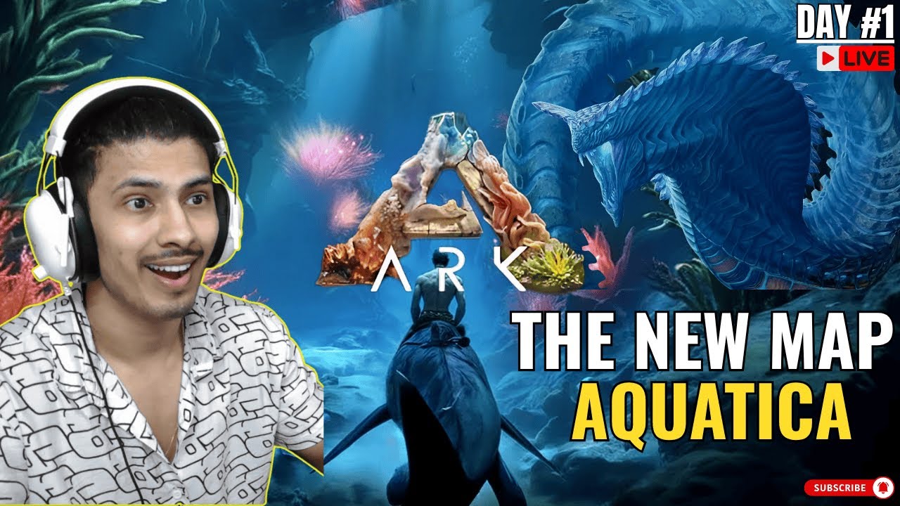 THE NEW MAP EXPLORING LIVE 🎥 | ARK- Evolved AQUATICA DAY# 1 # ...
