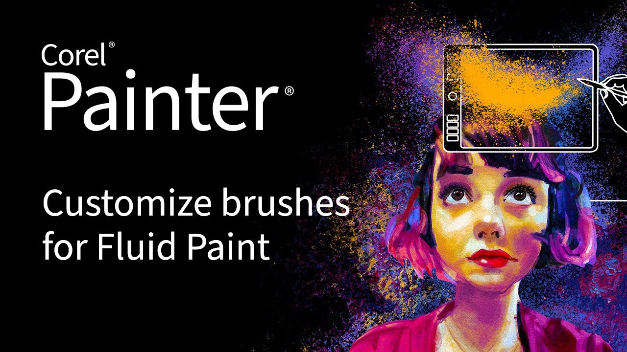 Customize Brushes To Use Fluid Paint - YouTube